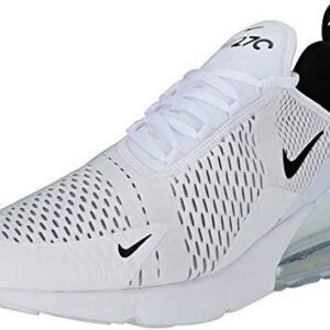 Nike Men's Air Max 270 Sneaker, White White Black White 100, 10