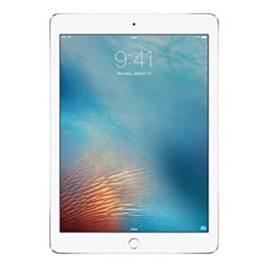 iPad Pro 9.7-inch (32GB, Wi-Fi + Cellular, Silver) 2016 Model (Renewed)