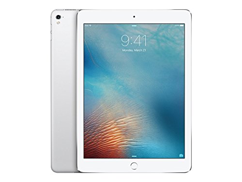 iPad Pro 9.7-inch (32GB, Wi-Fi + Cellular, Silver) 2016 Model (Renewed)