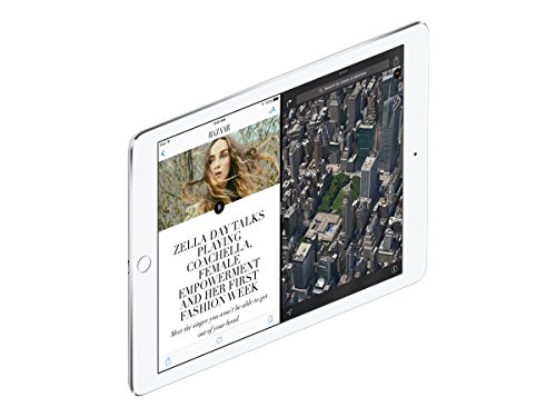 iPad Pro 9.7-inch (32GB, Wi-Fi + Cellular, Silver) 2016 Model (Renewed)