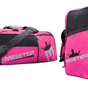 Meister Vented Convertible Duffel/Backpack Gym Bag - Ideal Carry-On - Pink 26" x 12" x 12"