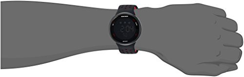 Armitron Sport Quartz Fitness Watch with Silicone Strap, Black, 22 (Model: 40/8423BRD)