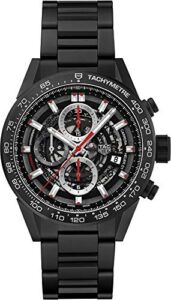 tag heuer carrera chronograph automatic black dial mens watch car2090.bh0729