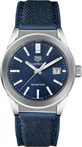 tag heuer carrera blue dial midsize watch wbg1310.ft6115