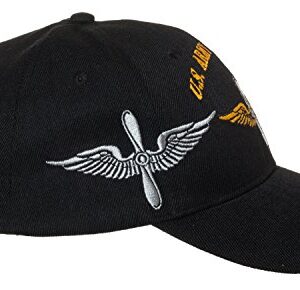 Artisan Owl Officially Licensed US Army Aviation Embroidered Black Baseball Cap