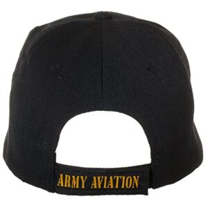 Artisan Owl Officially Licensed US Army Aviation Embroidered Black Baseball Cap