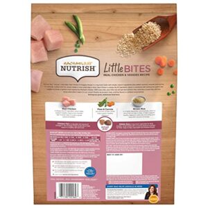 Rachael Ray Nutrish Little Bites Dry Dog Food, Chicken & Veggies Recipe for Small Breeds, 6 Pounds