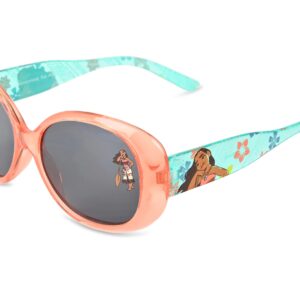 Disney Moana Girls Sunglasses For Kids with Matching Glasses Case and UV Protection for Toddlers (One Size, Moana)