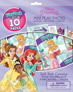 disney princess mini coloring play packs bendon 41877