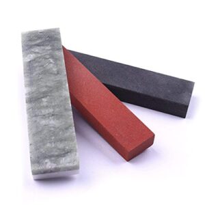 CBRIGHT Sharpening Stone Set - 3pcs Knife Sharpener Grinding and Polishing Pocket Size Whetstone Set Polishing Assorted Size Oil Stone (8000#-10000#,800#,320#)