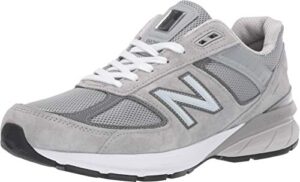 new balance men's made in us 990 v5 sneaker, grey/castlerock, 11