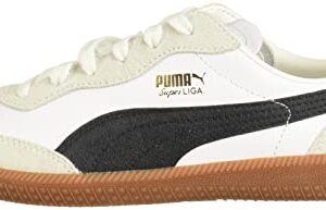 PUMA mens Super Liga Og Sneaker, Puma White-puma Black-puma Team Gold, 13 US