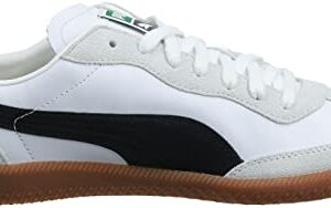 PUMA mens Super Liga Og Sneaker, Puma White-puma Black-puma Team Gold, 13 US