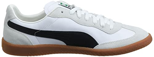 PUMA mens Super Liga Og Sneaker, Puma White-puma Black-puma Team Gold, 13 US