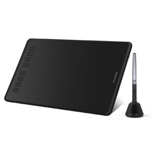 huion inspiroy h950p graphics drawing tablet with tilt feature battery-free pen 8192 pressure sensitivity and 8 user-defined shortcuts,compatible with mac, linux(ubuntu), windows pc, and android