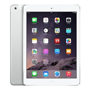 Apple iPad Air 2 MH2N2LL/A (64GB, Wi-Fi + Cellular, Silver) (Renewed)