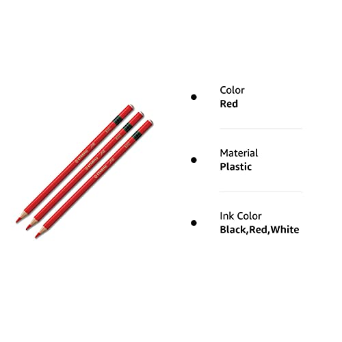 3x Stabilo-All Pencils (Red)