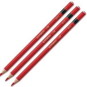 3x Stabilo-All Pencils (Red)