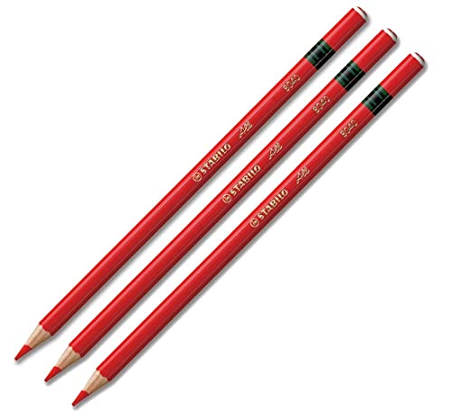 3x Stabilo-All Pencils (Red)