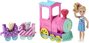 barbie club chelsea doll and choo-choo train