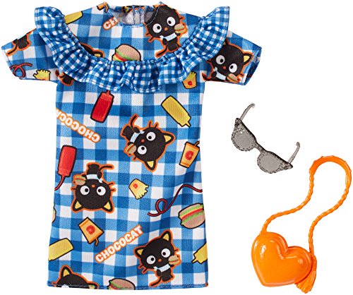 Barbie Hello Kitty Chococat Blue Plaid Dress Fashion Pack