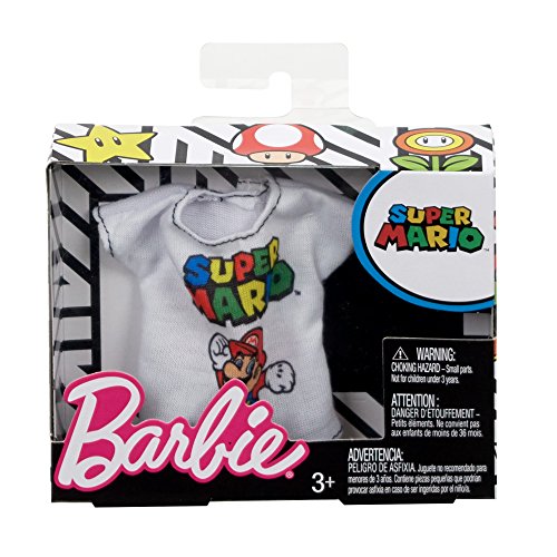 Barbie Fashion Super Mario, White Tee