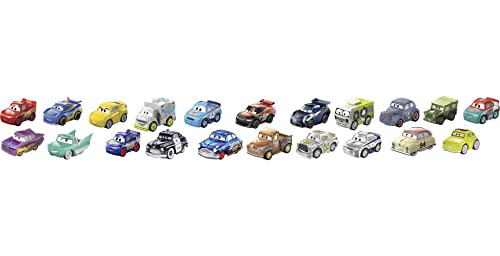 Mattel Disney Cars Toys Mini Racers 21-Pack of Collectible Die-Cast Toy Cars & Trucks Inspired by Movie Characters (Amazon Exclusive)