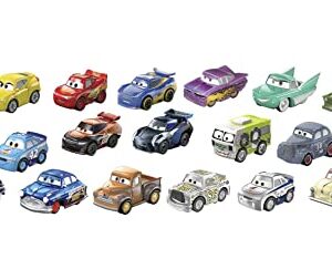 Mattel Disney Cars Toys Mini Racers 21-Pack of Collectible Die-Cast Toy Cars & Trucks Inspired by Movie Characters (Amazon Exclusive)