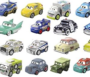 Mattel Disney Cars Toys Mini Racers 21-Pack of Collectible Die-Cast Toy Cars & Trucks Inspired by Movie Characters (Amazon Exclusive)