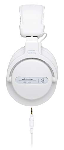 Audio-Technica ATH-PRO5XWH Professional Closed-Back Dynamic Over-Ear DJ Monitor Headphones, White