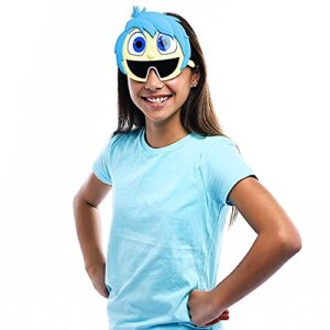 Costume Sunglasses Inside Out Joy Sun-Staches Party Favors UV400 Blue/Beige, 12" x 7" x 1"