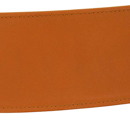 FASHIONGEN - Woman Italian leather Obi belt, CASSIANE - Camel, S-M