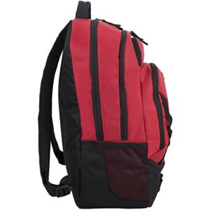 FUEL Escape Travel Backpack, Durable Camping or Hiking Backpack, Black/Red Rover