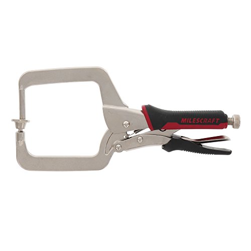 Milescraft 4004 Pocketclamp - Right Angle Clamp for Pocket Hole Joinery, 4"