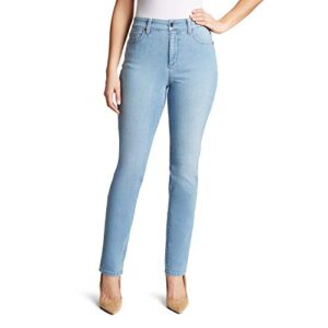 gloria vanderbilt women's petite amanda classic high rise tapered jean, callisto, 8p