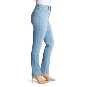 Gloria Vanderbilt Women's Amanda Classic High Rise Tapered Jean, Callisto, 8 Petite Short