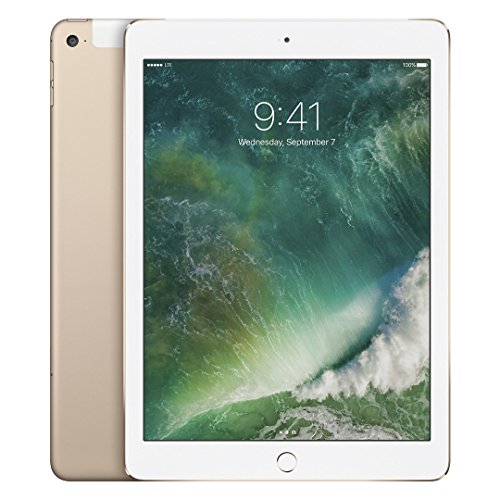 Apple iPad Air 2, 16GB, 4G + Wi-Fi - Gold (Renewed)