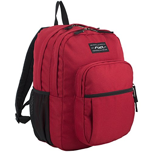 FUEL Legacy Deluxe Classic Backpack, Red