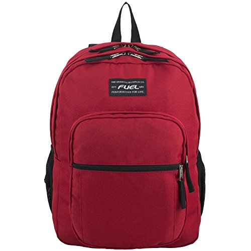 FUEL Legacy Deluxe Classic Backpack, Red