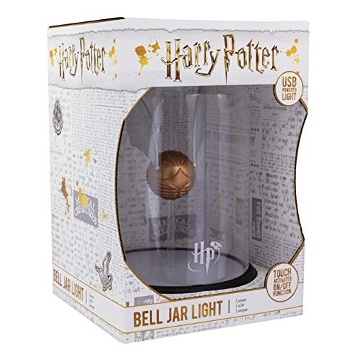 Paladone Harry Potter Golden Snitch Light - USB Powered Desk Lamp - Officially Licensed Merchandise