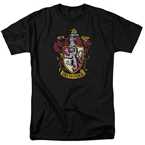 Harry Potter Gryffindor Color Crest T-Shirt, Black, 3XL