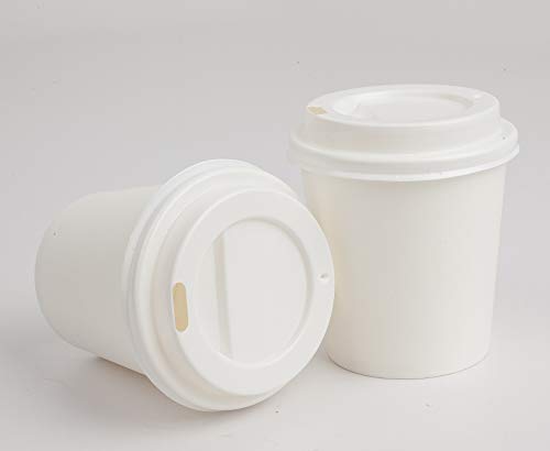 Golden Apple, Disposable Paper Coffee Cups 4 oz. Cups & Lids Quantity 50 cups per pack.