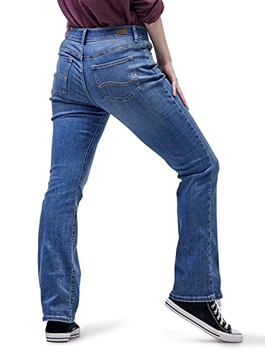 Lee Women's Ultra Lux Comfort with Flex Motion Bootcut Jean Majestic 16 Medium