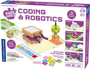 kids first coding & robotics | no app needed | grades k-2 | intro to sequences, loops, functions, conditions, events, algorithms, variables | parents’ choice gold award winner | by thames & kosmos