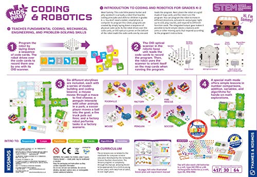 Kids First Coding & Robotics | No App Needed | Grades K-2 | Intro To Sequences, Loops, Functions, Conditions, Events, Algorithms, Variables | Parents’ Choice Gold Award Winner | by Thames & Kosmos