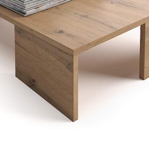 Mobili Fiver, Rachele Coffee Table, Rustic Oak, Made in Italy