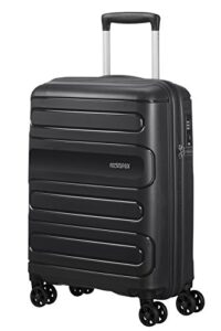 american tourister hand luggage, black (black), spinner s (55 cm-35 l)