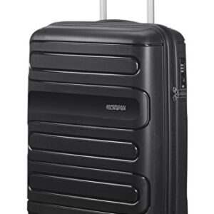 American Tourister Hand Luggage, Black (Black), Spinner S (55 cm-35 L)