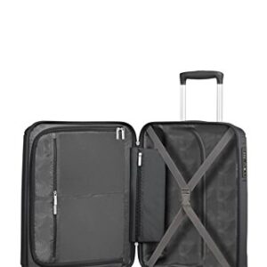 American Tourister Hand Luggage, Black (Black), Spinner S (55 cm-35 L)