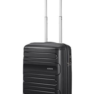 American Tourister Hand Luggage, Black (Black), Spinner S (55 cm-35 L)